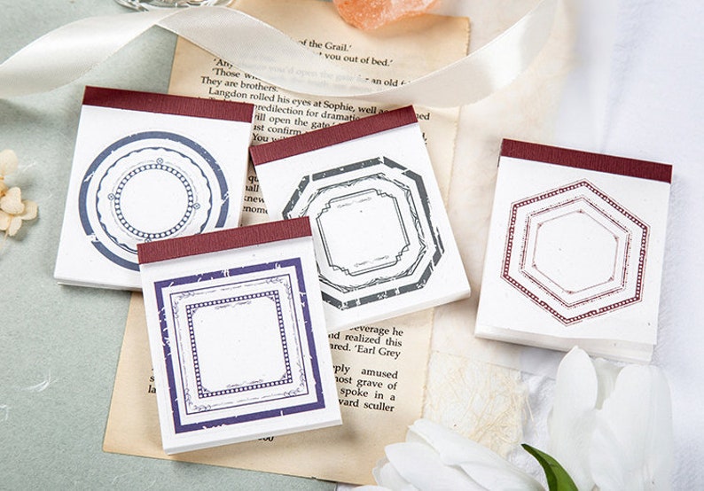 Assorted Frames Memo Pad Detachable Die-cut Shape Decorative - Etsy