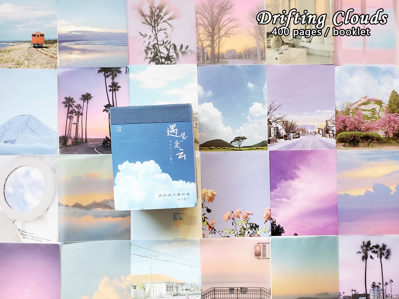 400 Pages Mini Paper Pack, Assorted Prints Collage Prints, Creative ...