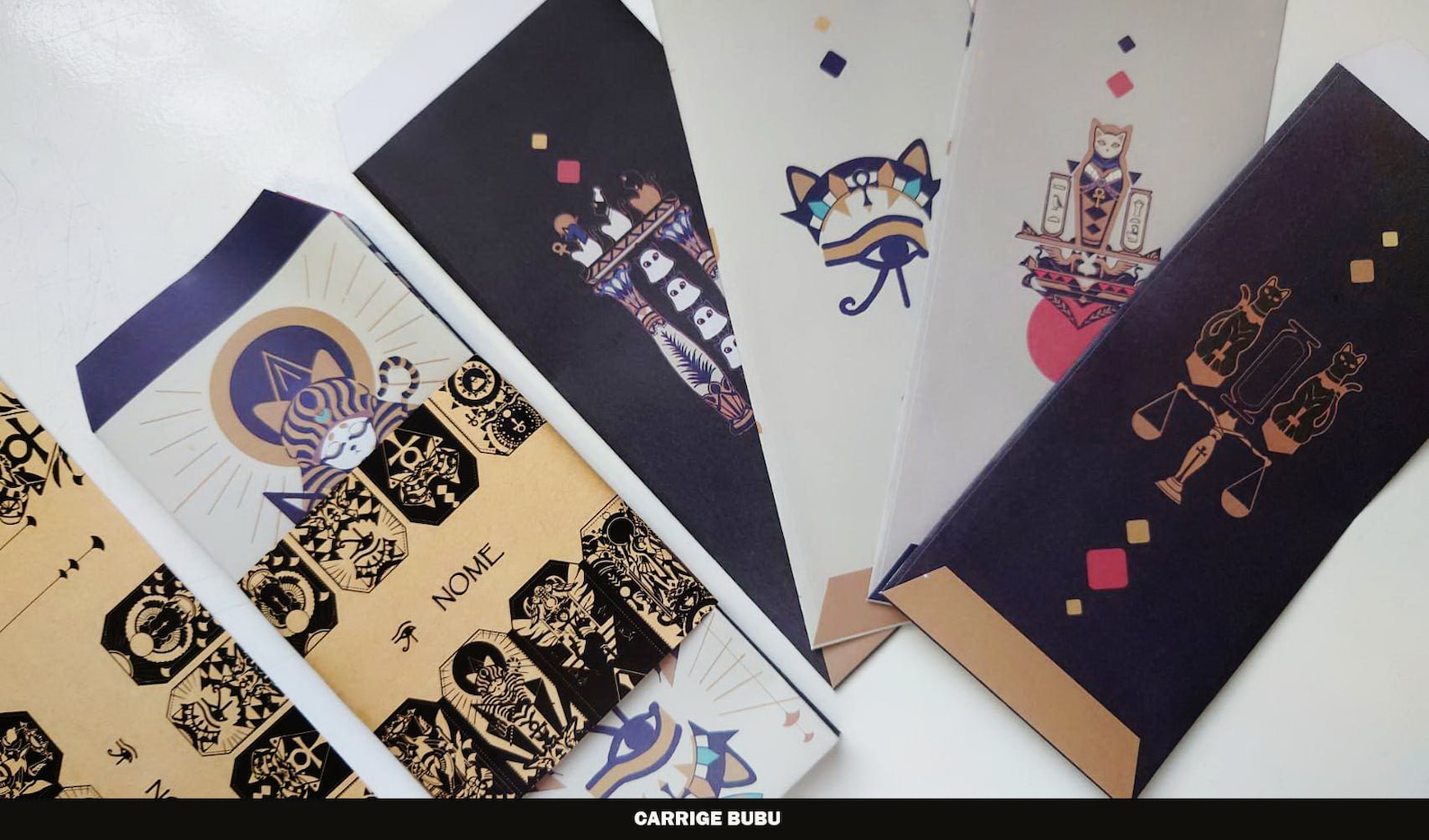 Set of 8 Illustrated Envelopes Ancient Egypt Nome - Etsy