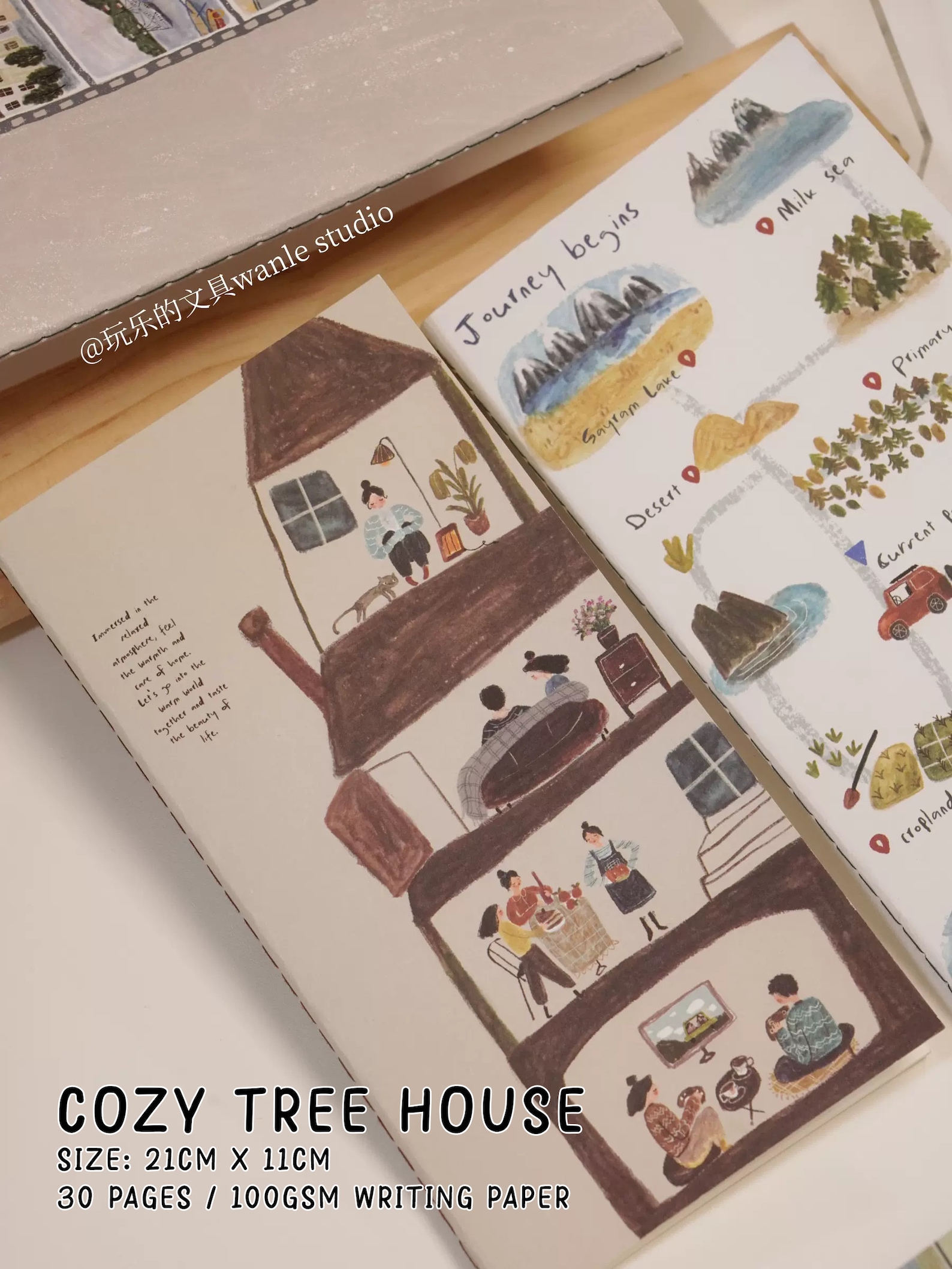 Wanle Studio Traveler's Notebook Insert, Blank White Notebook, TN ...