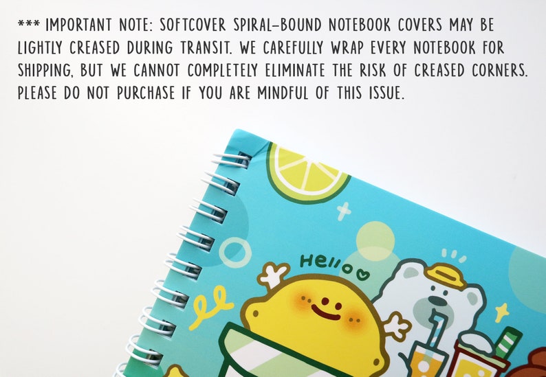 Meatball Soda Series Notebook Journal Softcover Spiral Bound - Etsy