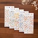 Doolittle's Garden Planner Sticker Sheet, Deidre, Mushroom, Botanical ...