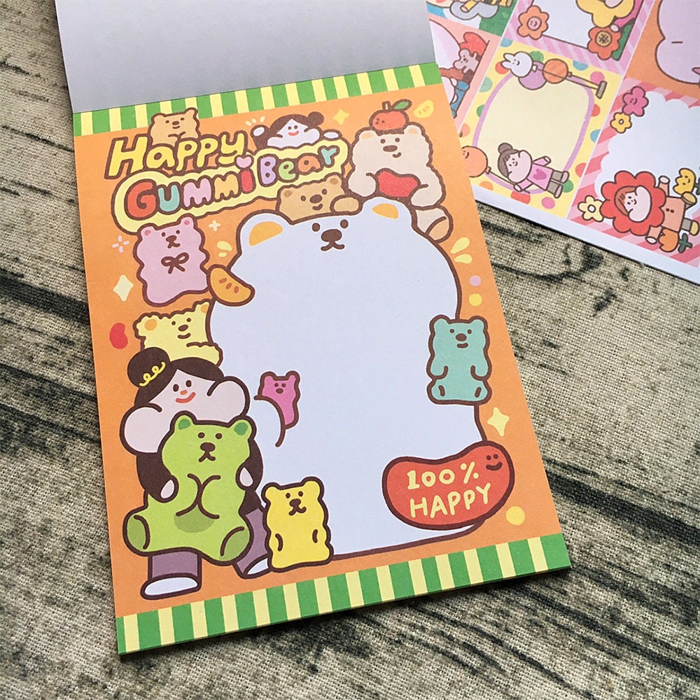 Meatball Candy Bag Notepad Kawaii Memo Paper Note Paper | Etsy