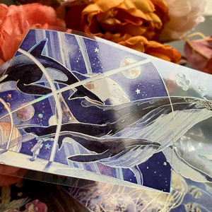 Oceans Apart Masking Tape, Extra Wide Sea Creatures Washi and PET Tape ...