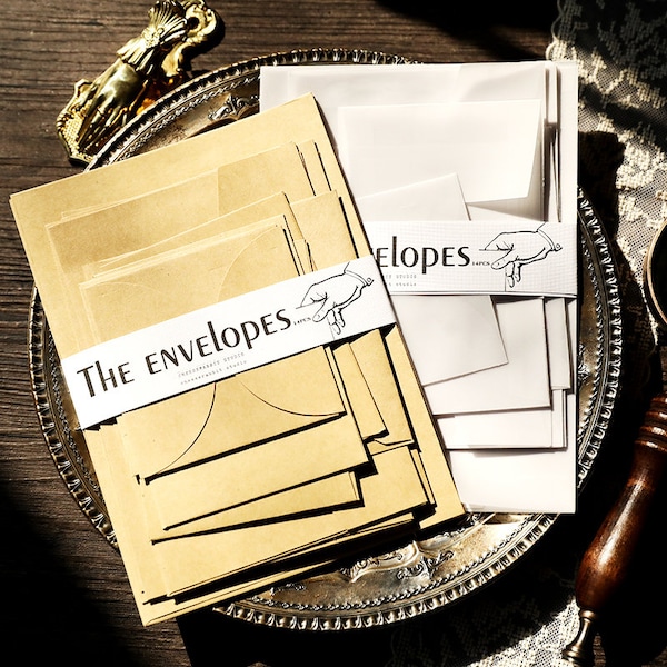 String Tie Envelopes - Etsy