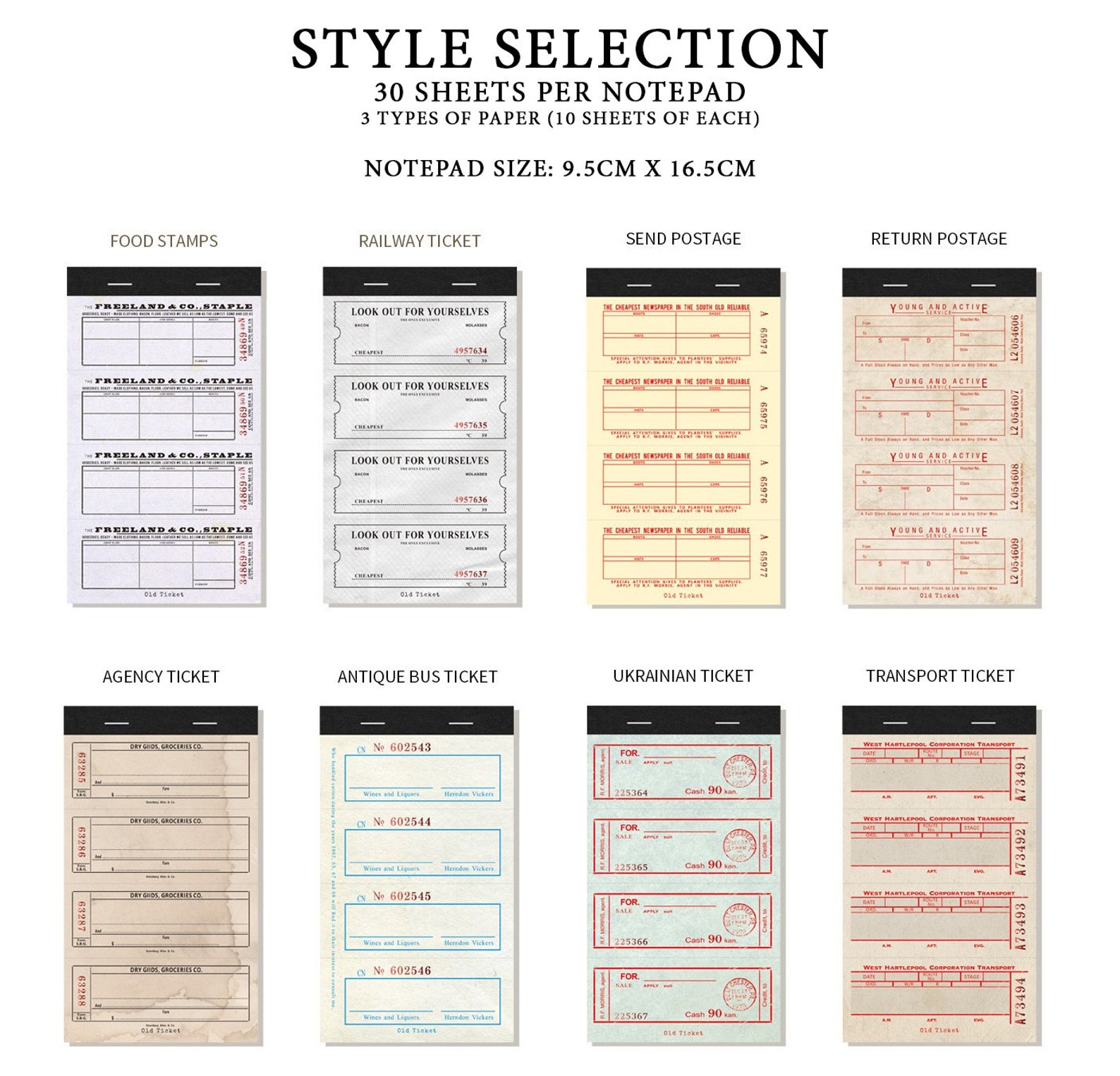 Assorted Paper Tickets Railway Ticket Agency Specimen - Etsy