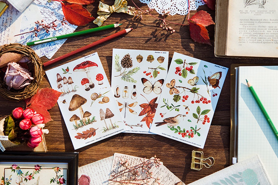 Doolittle's Garden Planner Sticker Sheet Deidre - Etsy