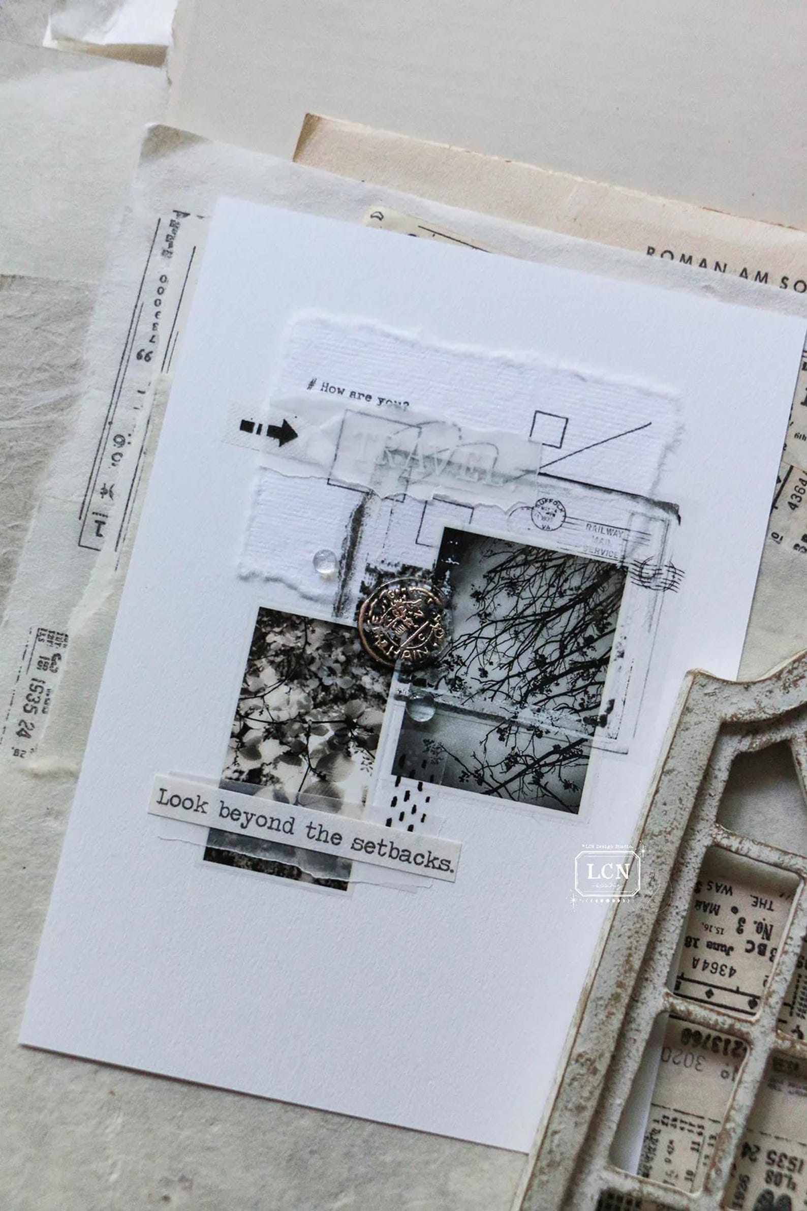 Sentence Acrylic Cling Stamps Set, LCN Design Studio, Words and Poems ...