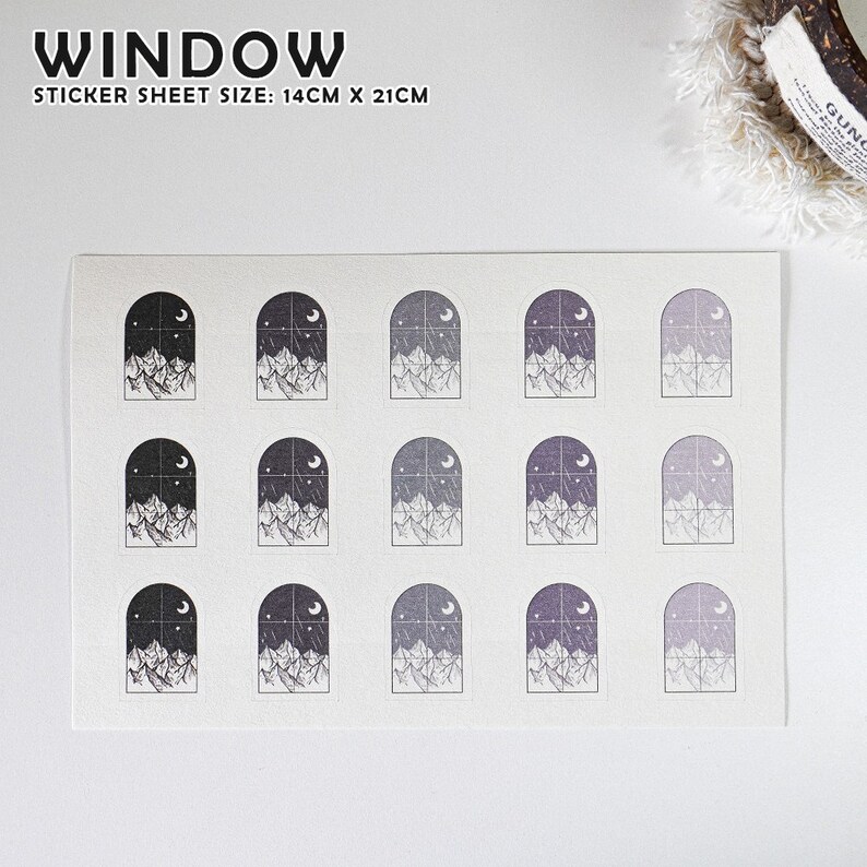 Assorted Planner Stickers Sheet, Jennyuanzi Original Design Stickers ...