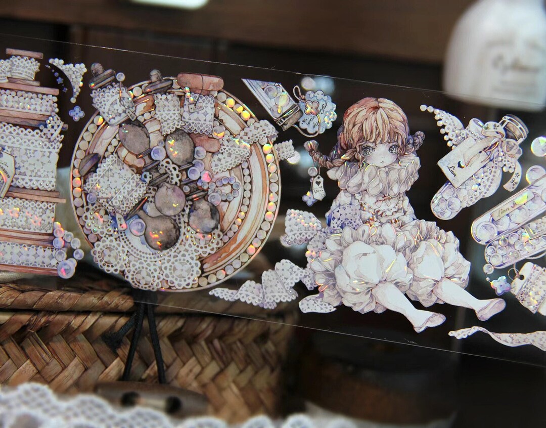 Lace Series Washi and Clear Tape, Extra Wide Masking Tape, Sewing ...