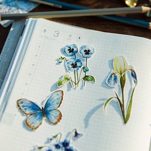 Doolittle's Garden Cynthia Planner Sticker Sheet, Botanical Stickers ...