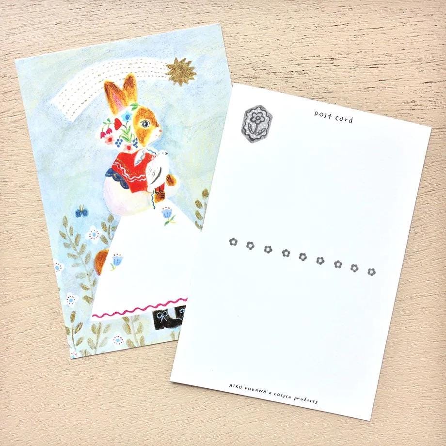 Tablier Writing Paper Pad, Cozyca, Aiko Fukawa Illustration Postcards ...