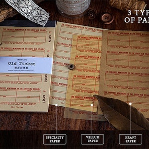 Assorted Paper Tickets, Railway Ticket, Agency, Specimen Label ...