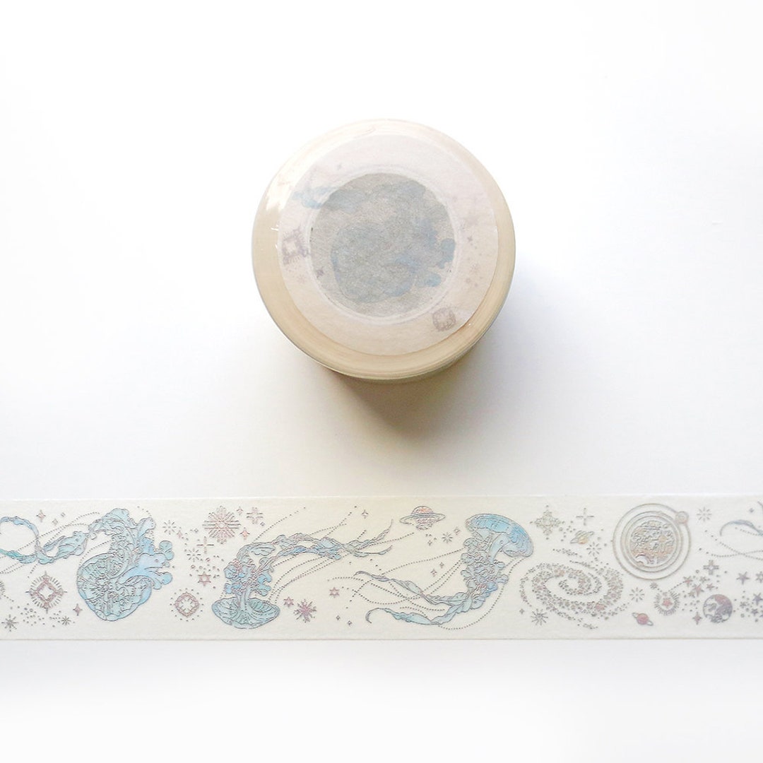 Dwarf Studio Starlight Jelly Washi Tape Jellyfish Washi Tape - Etsy