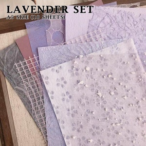 Mixed Paper Pack, Assorted Color Cotton, Crepe, Mulberry, Lace, Tissue ...