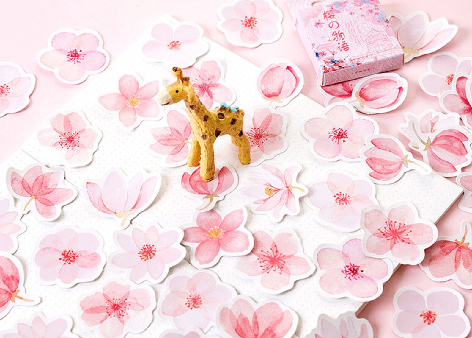 Cherry Blossom Stickers Set Flower Themed Stickers Pack - Etsy