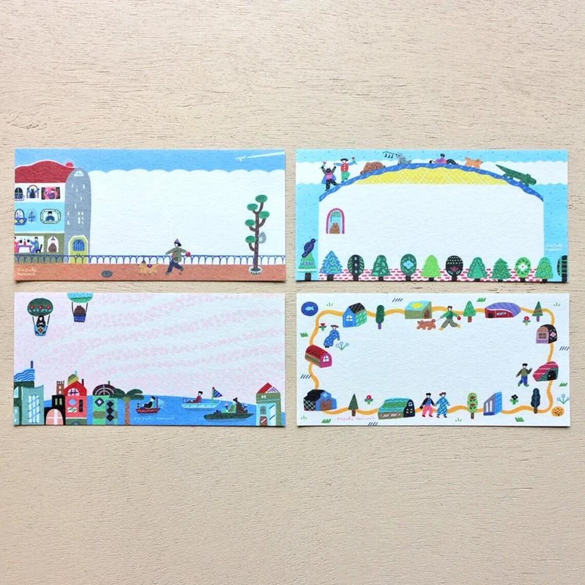 City Life Ippitsusen Memo Paper Pad, Cozyca, Daily Life, Neighborhood ...