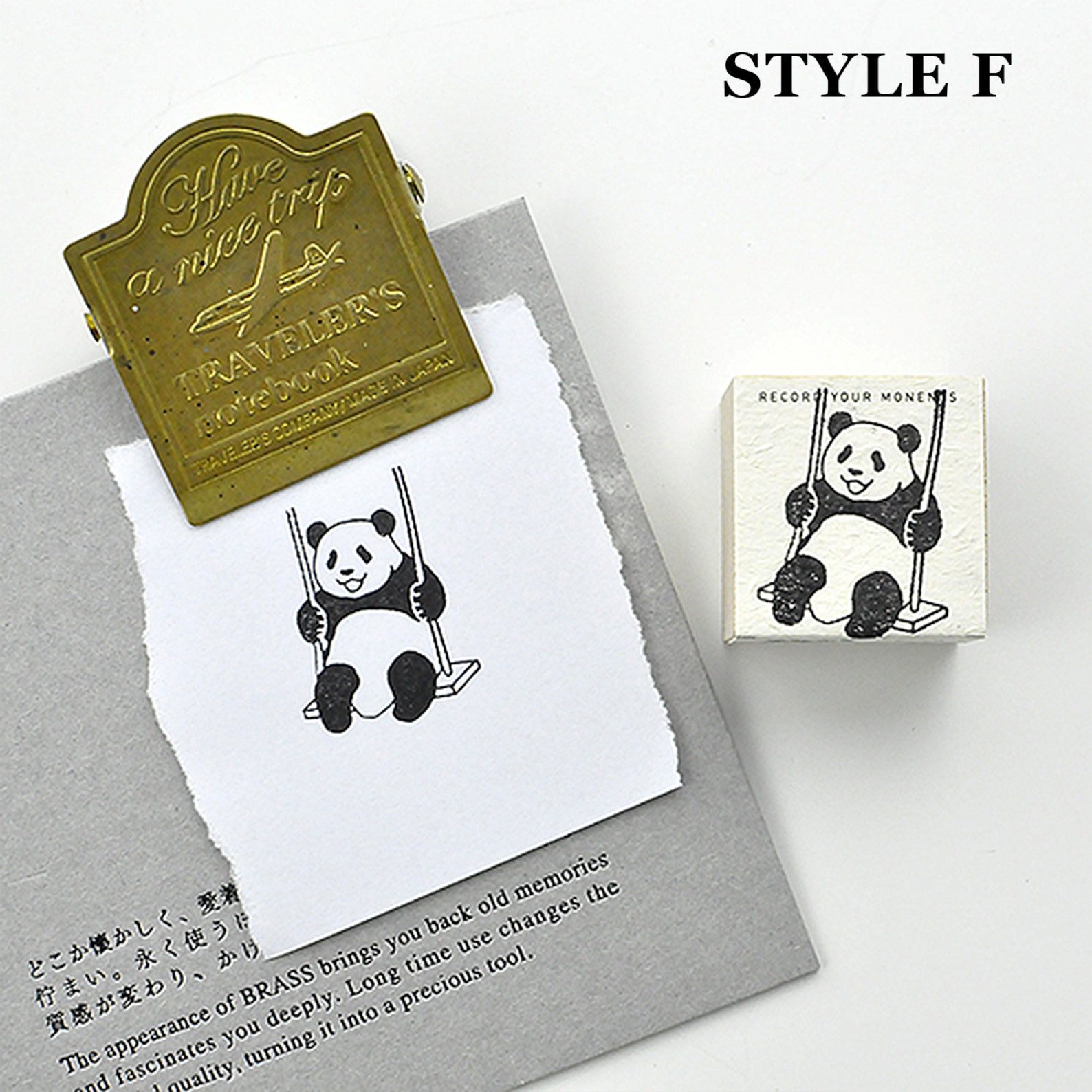 Panda Wooden Stamps Panda's Daily Life Rubber Stamps - Etsy