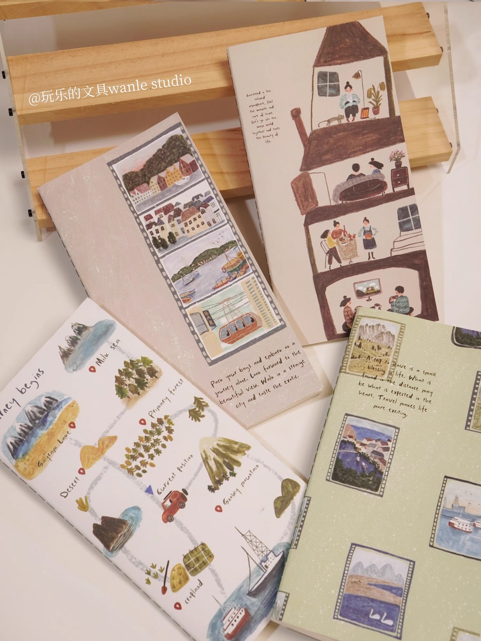 Wanle Studio Traveler's Notebook Insert, Blank White Notebook, TN ...