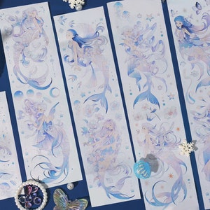 Mermaid Girls Masking Tape, the Sea Sparkles Like Tears in the Sun ...