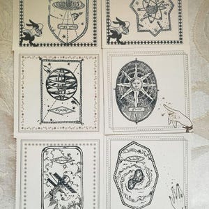 Genesis Rubber Stamp Set, Wooden Galaxy Themed Stamps, Space, Craft Kit ...