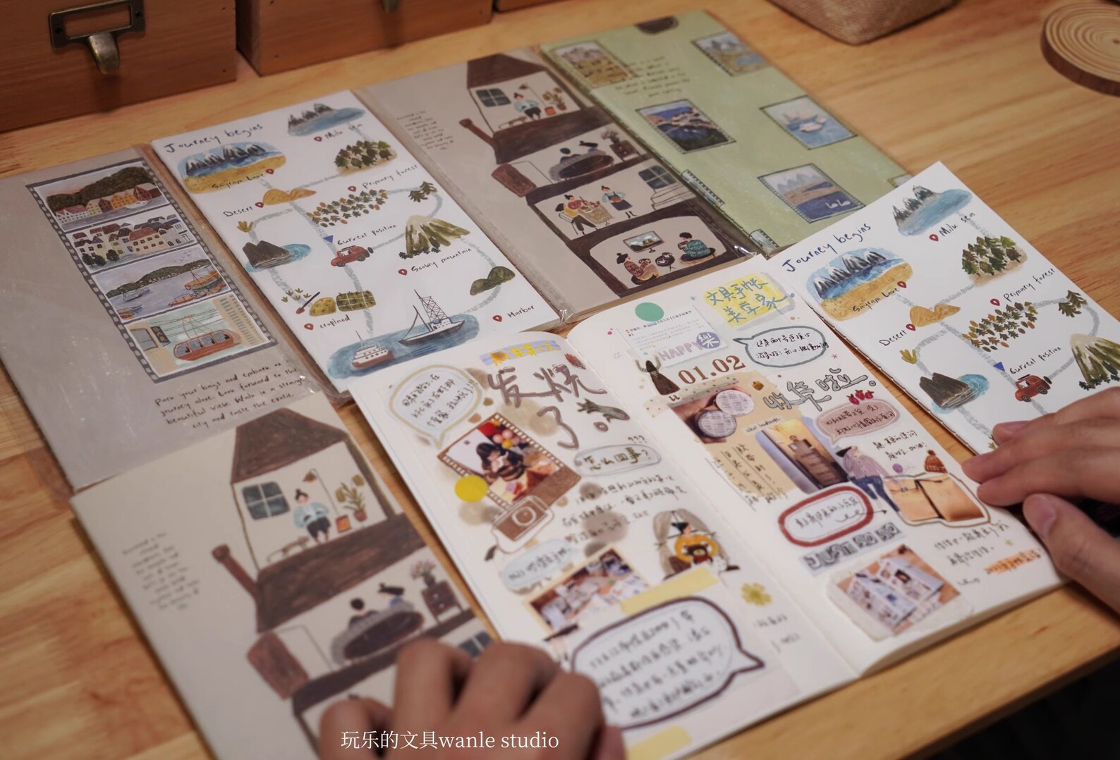 Wanle Studio Traveler's Notebook Insert, Blank White Notebook, TN ...