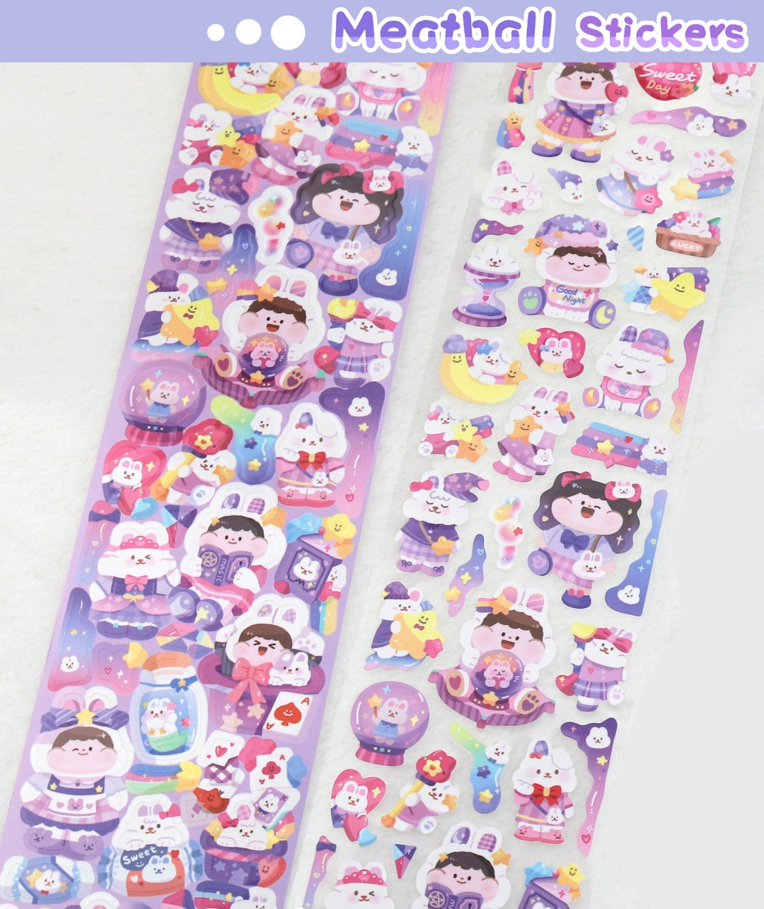 Meatball Year of the Rabbit Sticker Tape, Kiss-cut Stickers, Original ...