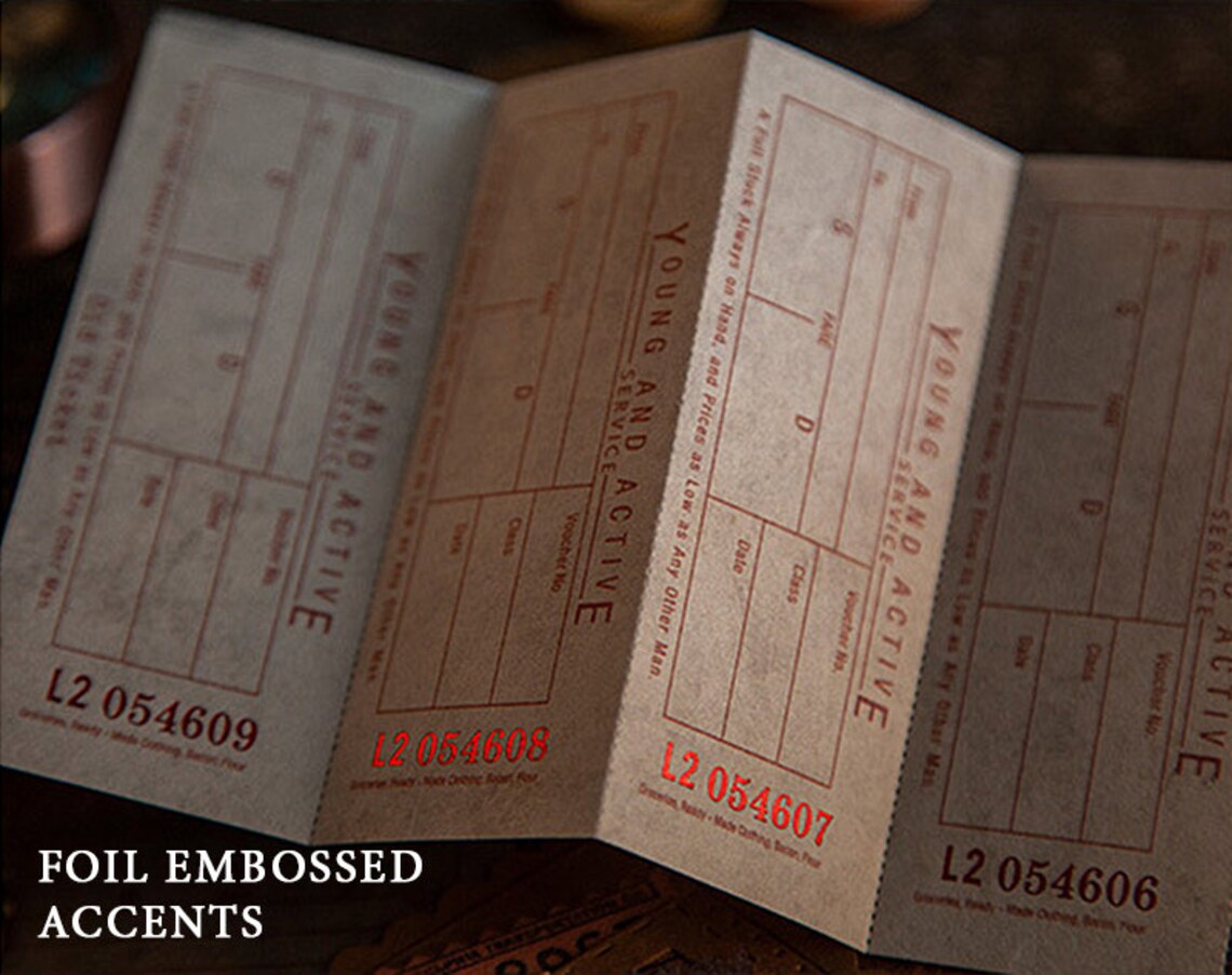Assorted Paper Tickets Railway Ticket Agency Specimen | Etsy