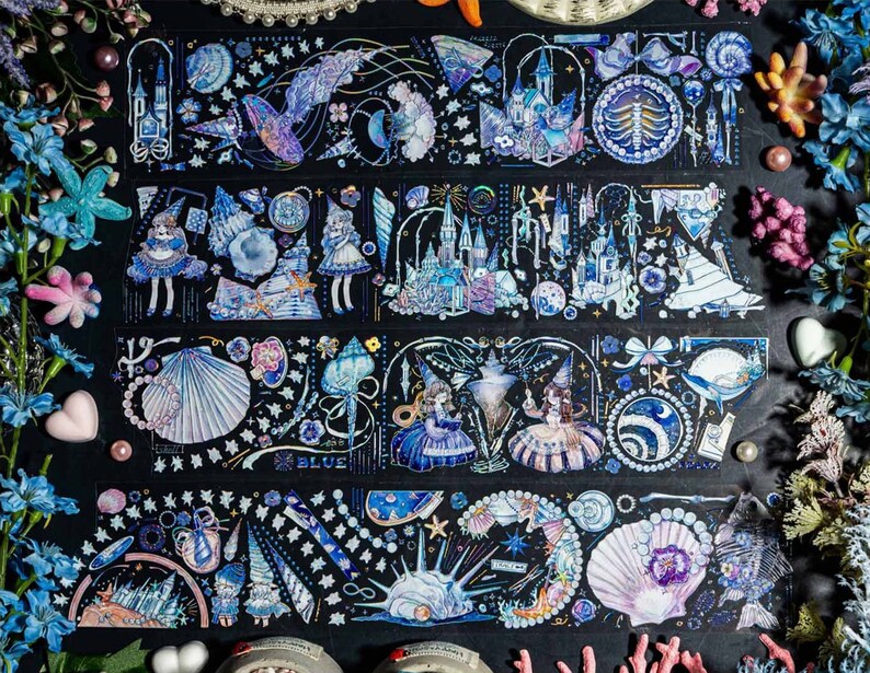 Murex Seashell PET Clear Tape Extra Wide Sea Shells Themed - Etsy