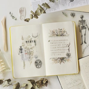 MU Lifestyle Print on Stickers 074, Green Foliage Watercolor Flowers ...