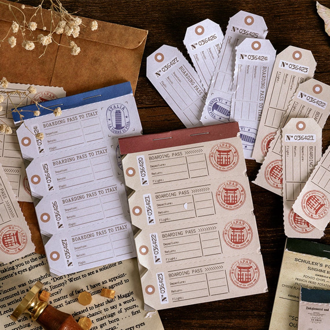 Vintage Tickets Notepad Bus Transit Tickets Memo Paper - Etsy