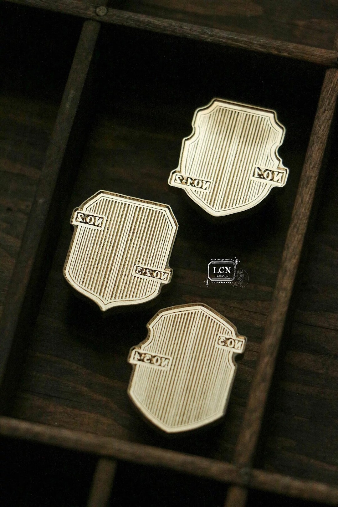 Specimen Board Wax Seal Stamp, LCN Design Studio Sealing Wax Stamp, Lin ...
