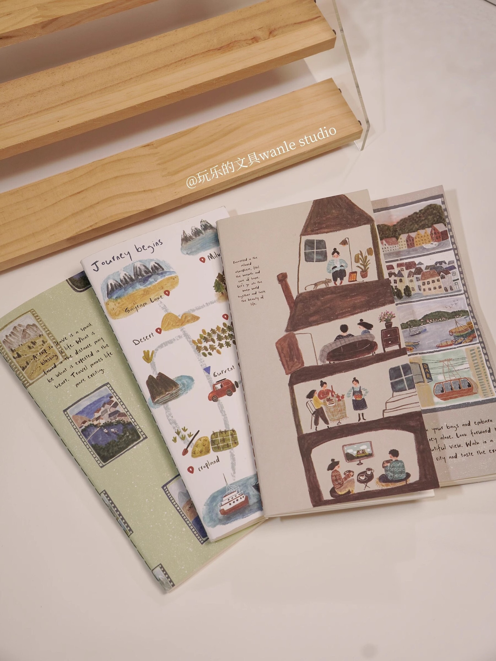 Wanle Studio Traveler's Notebook Insert, Blank White Notebook, TN ...