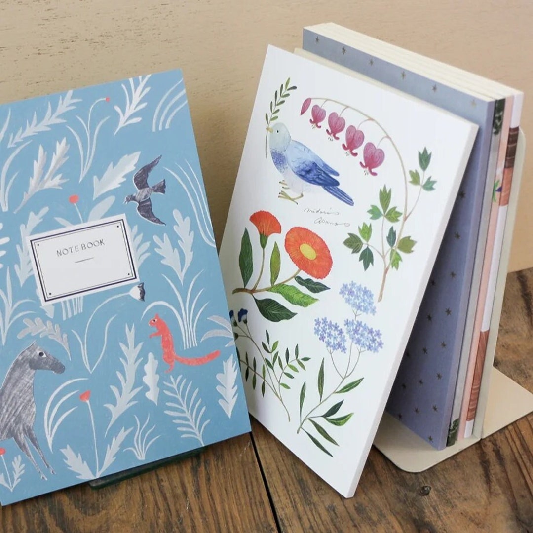 Cozyca Softcover Notebooks, Grid Ruled Journal, Artist Illustrated ...