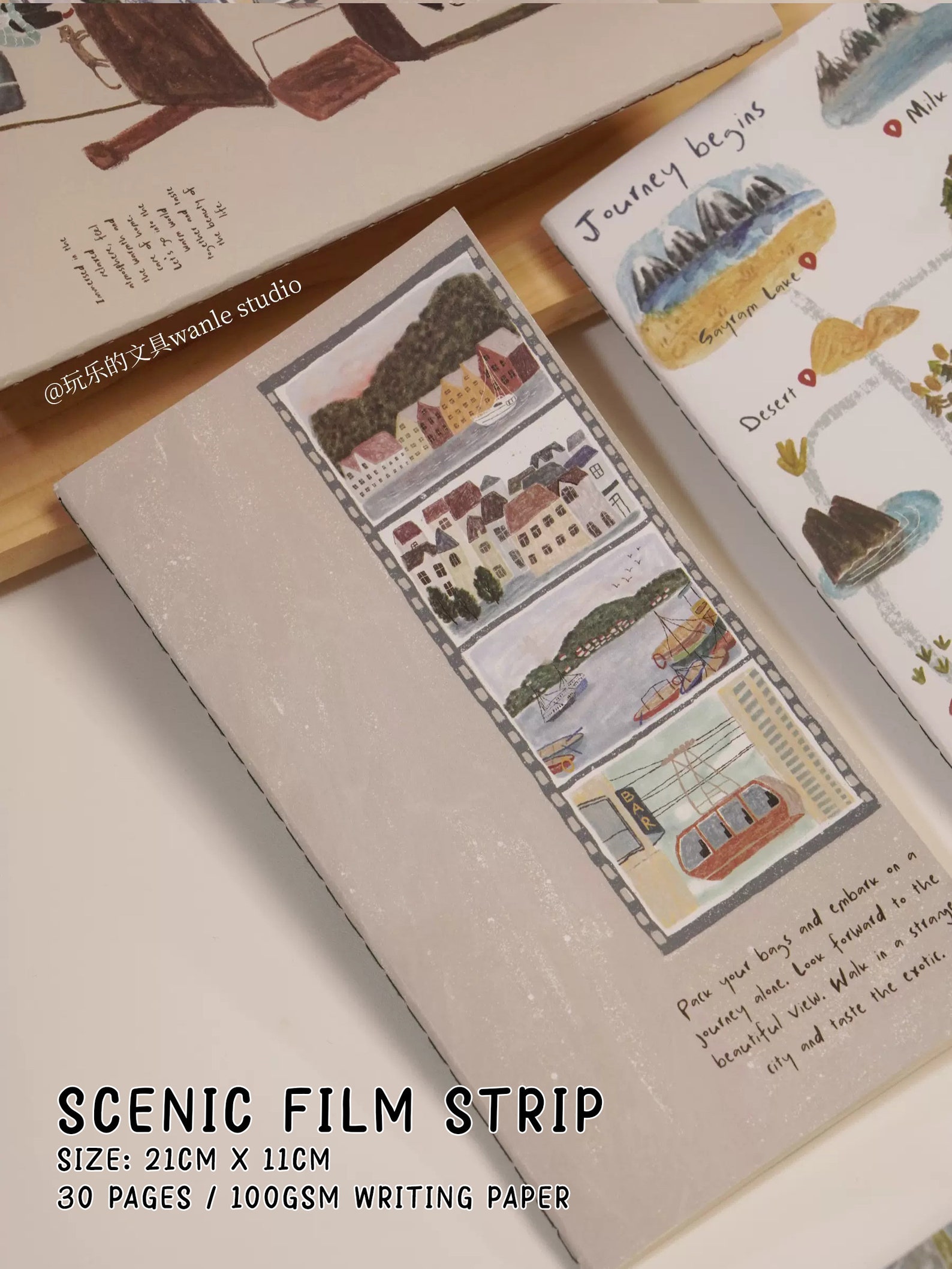 Wanle Studio Traveler's Notebook Insert, Blank White Notebook, TN ...