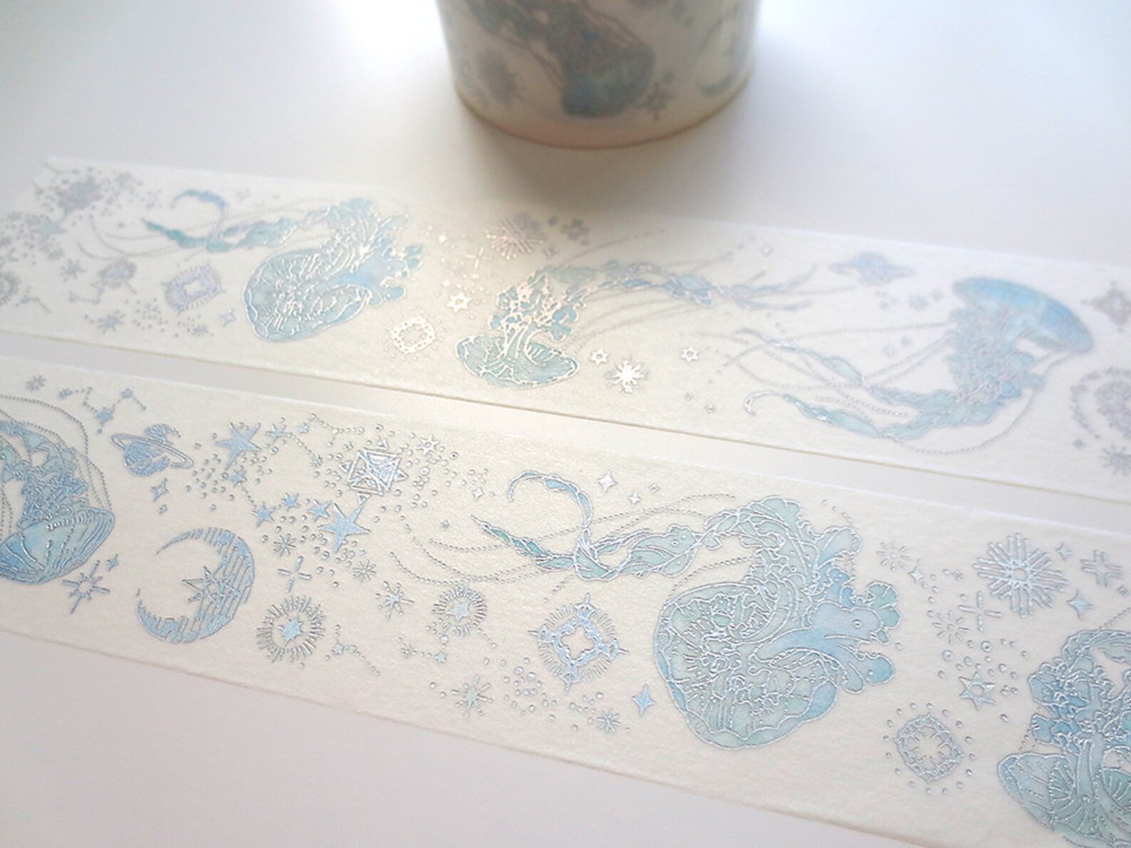 Dwarf Studio Starlight Jelly Washi Tape Jellyfish Washi Tape - Etsy