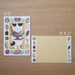 Cat and Bread Postcard, 4legs Illustrated Post Card, Buchu Neko, Kitty ...