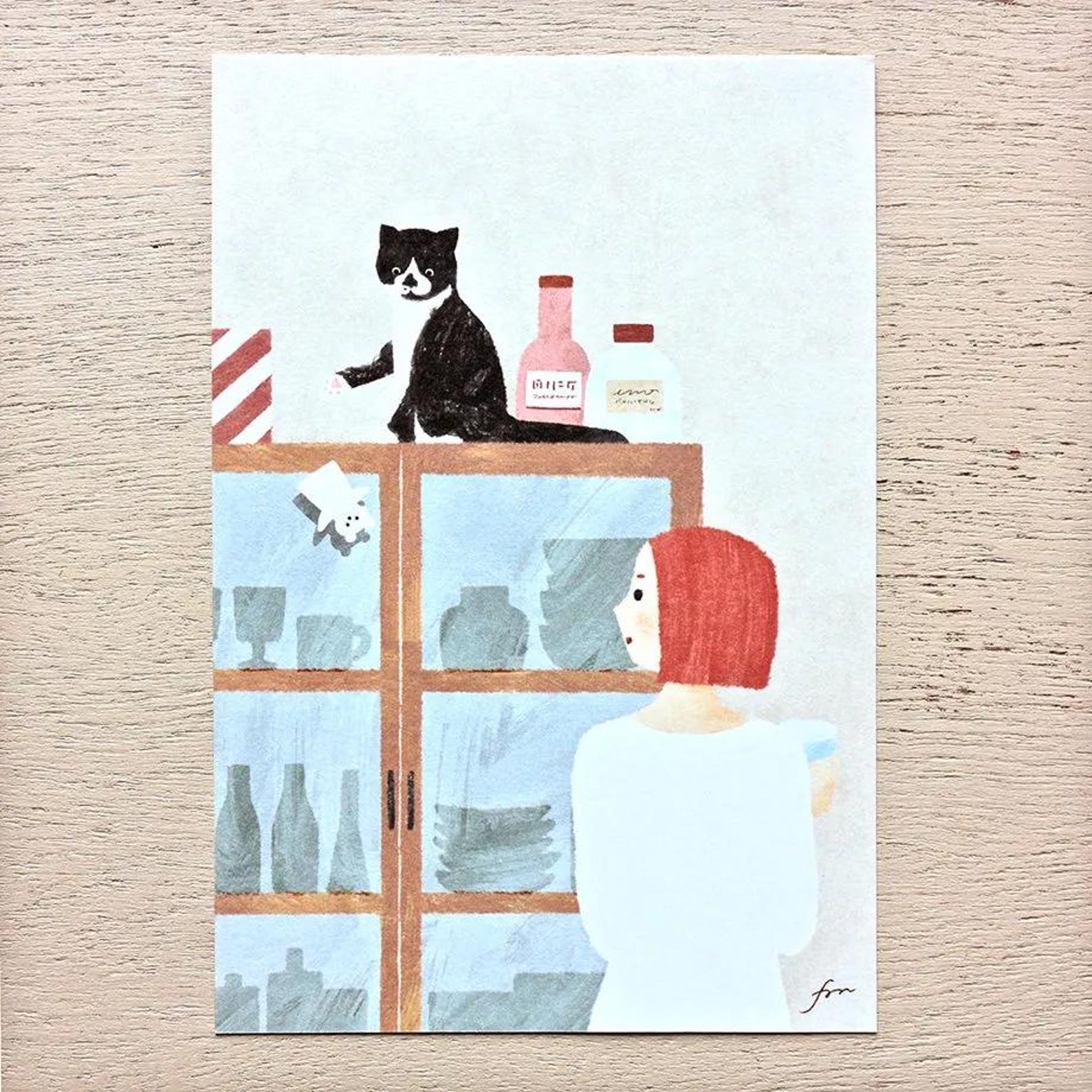 Meow Writing Paper Pad, Cozyca, Midori Asano Illustration Postcards ...