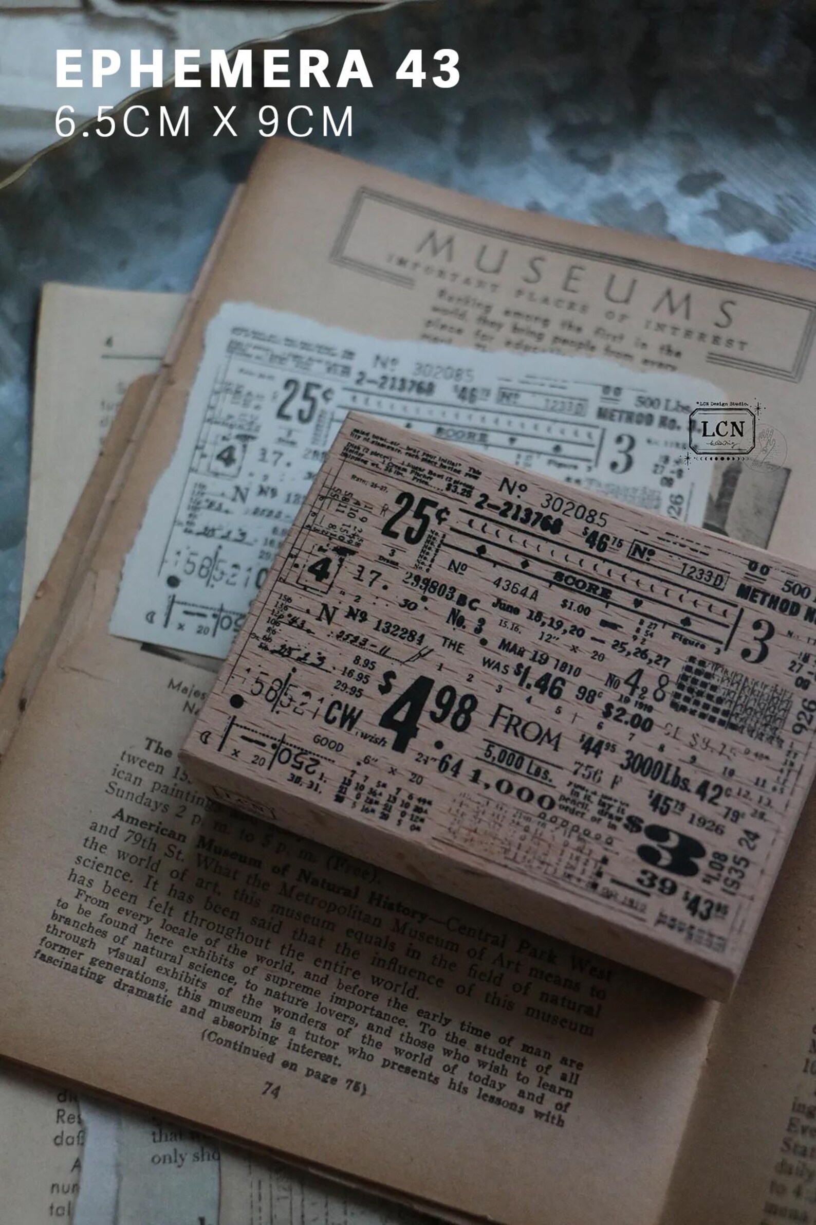 Ephemera Rubber Stamps, LCN Design Studio, Words and Poems, Numbers ...