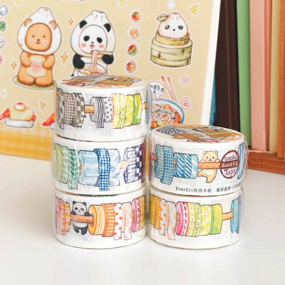 Lots of Tape Washi Tape, Everein, Panda Bears Washi Tape Roll, Tape ...