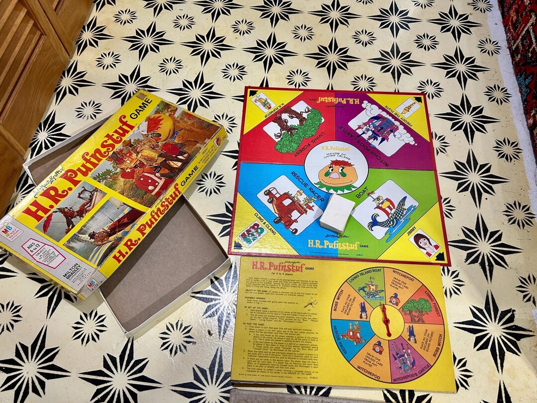 Vintage 1971 HR Puf N Stuf Board Game by Milton Bradley Complete - Etsy