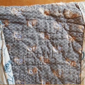 Vintage French Blue Boutis Piqué Quilt - Etsy