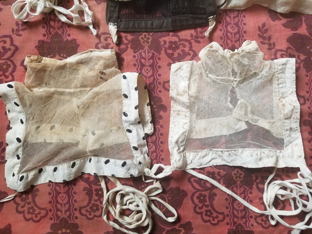 Lot of 10 French Edwardian High Neck Insert Collars. - Etsy