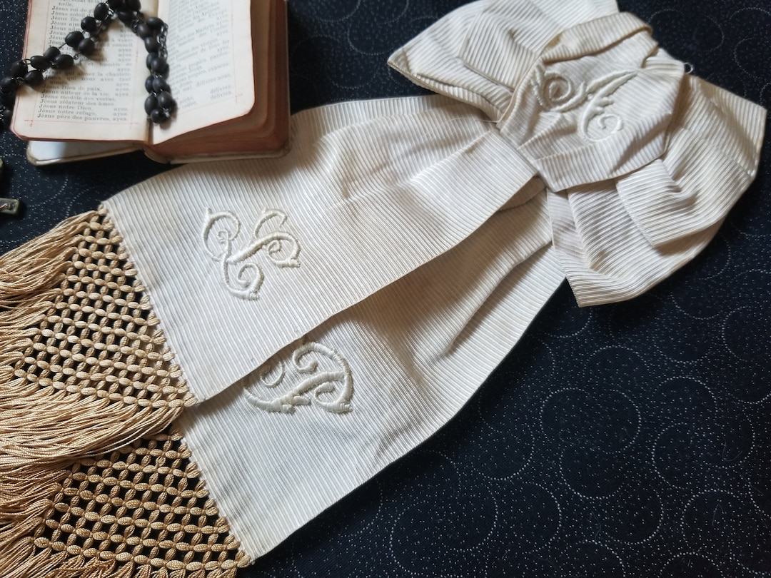 Antique French First Holy Communion Silk Bow Armband - Etsy