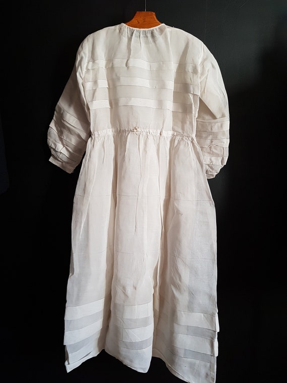 Antique French Holy communion dress, veil and purse. … - Gem