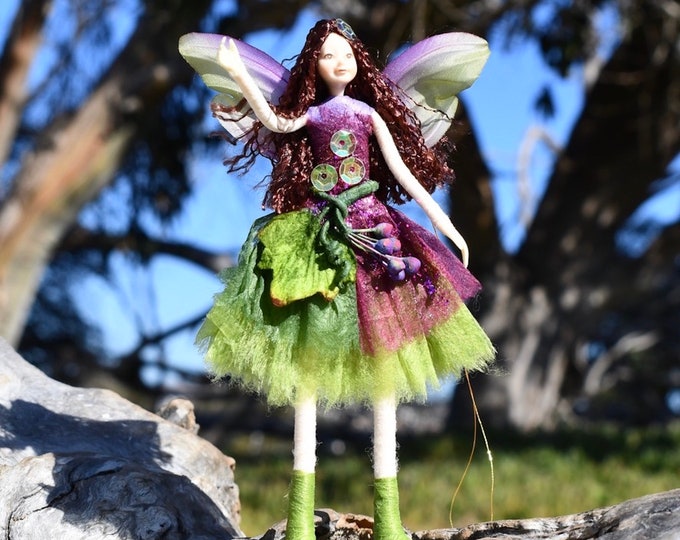 Fairy Doll - BERRYLOU - Bendable Fairy - Posable Art Doll - Unique ...