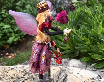 Fairy Doll WHISPER Bendable Fairy Posable Art Doll Unique Handmade ...