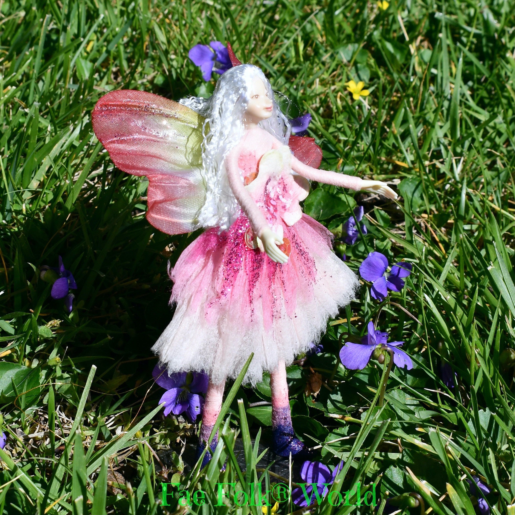 Fairy Doll FLITTER Bendable Fairy Posable Art Doll - Etsy