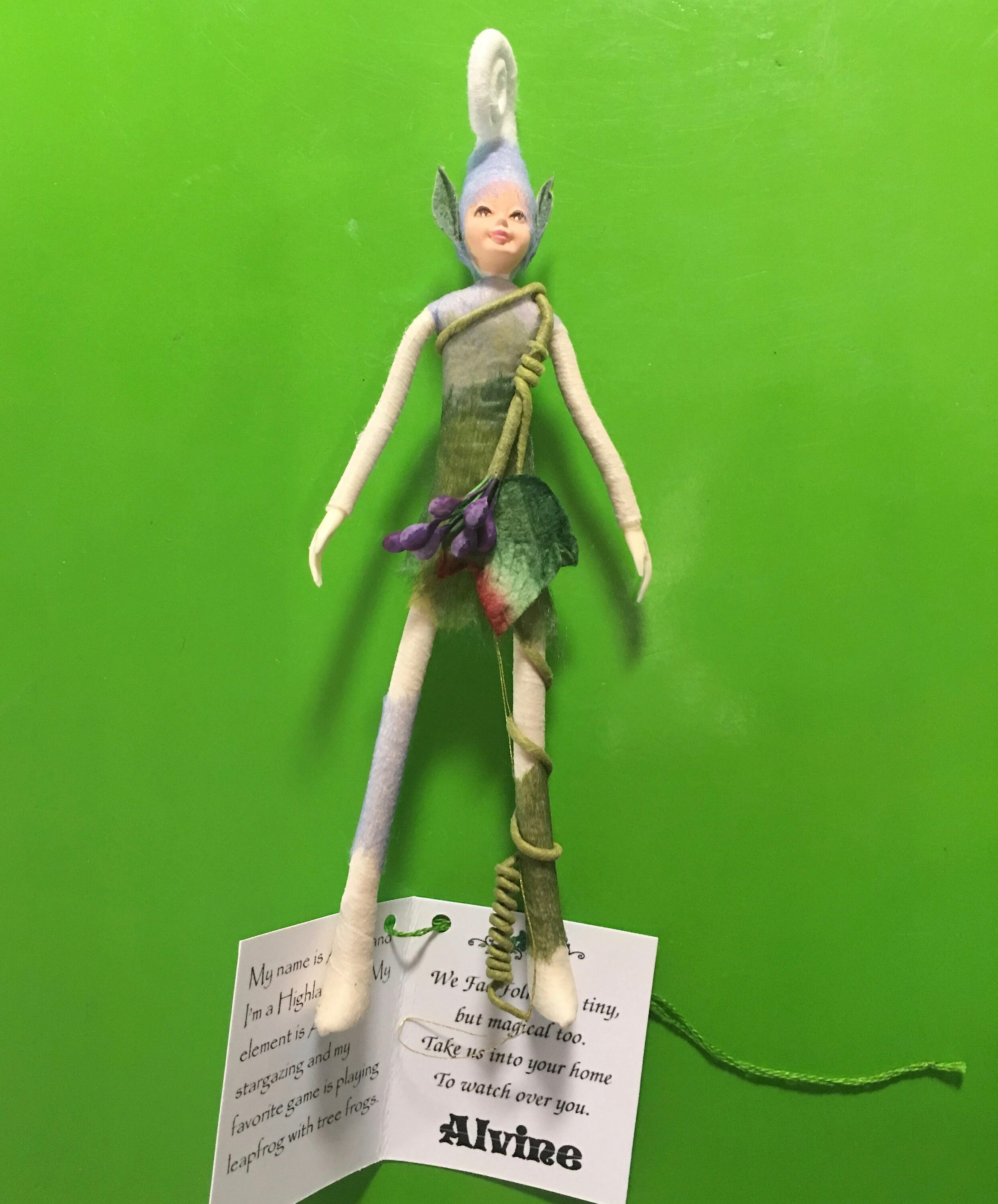 Elf Doll ALVINE Bendable Elf Elf Ornament Posable Art | Etsy