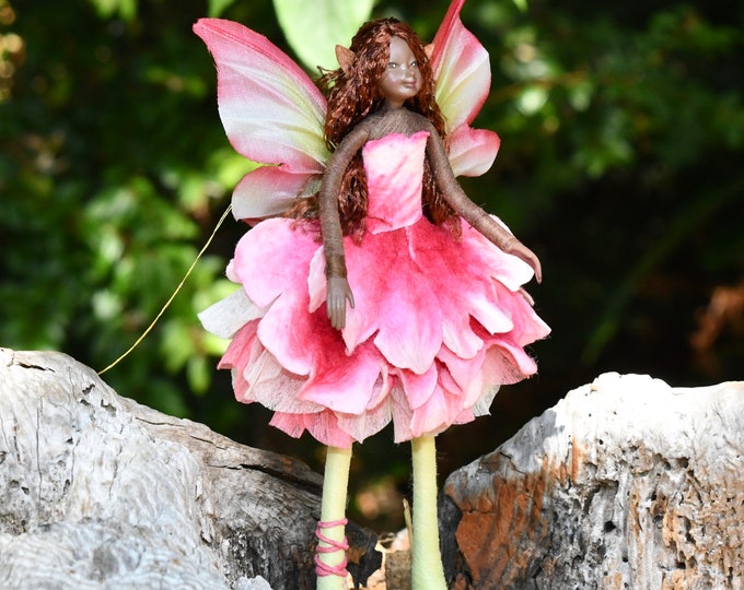 Fae Folk® Fairies FROSTI Bendable Fairy Doll Ornament Posable Art Doll ...